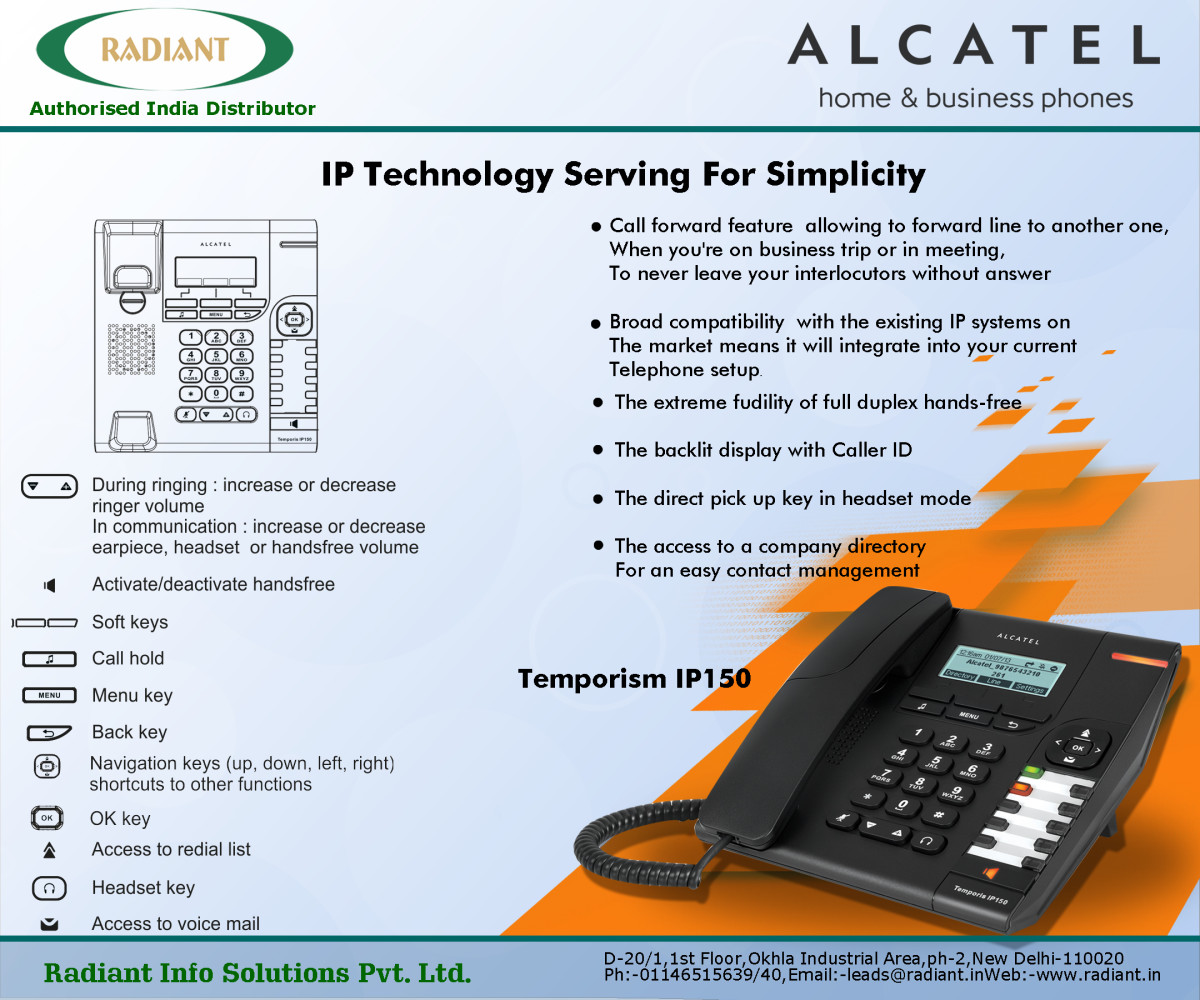 Radiant Info Solutions-Authorized India Distributor for ALCATEL Phones ...
